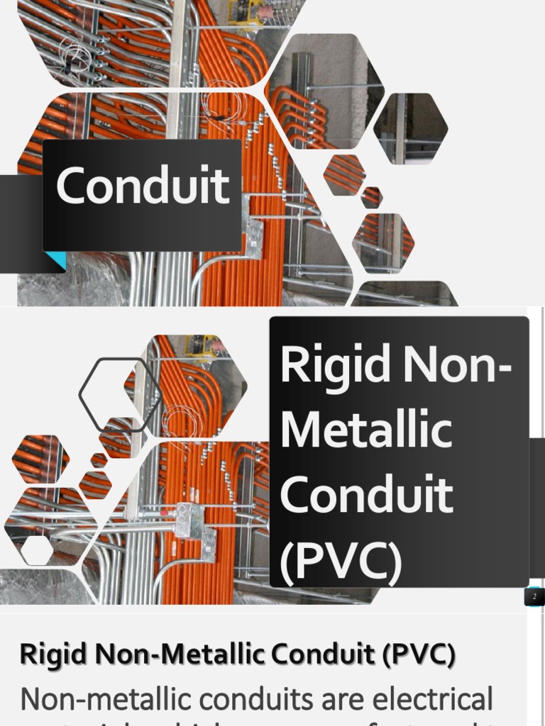 Rigid Non-Metallic PVC Conduit Overview | PDF | Polyvinyl Chloride ...