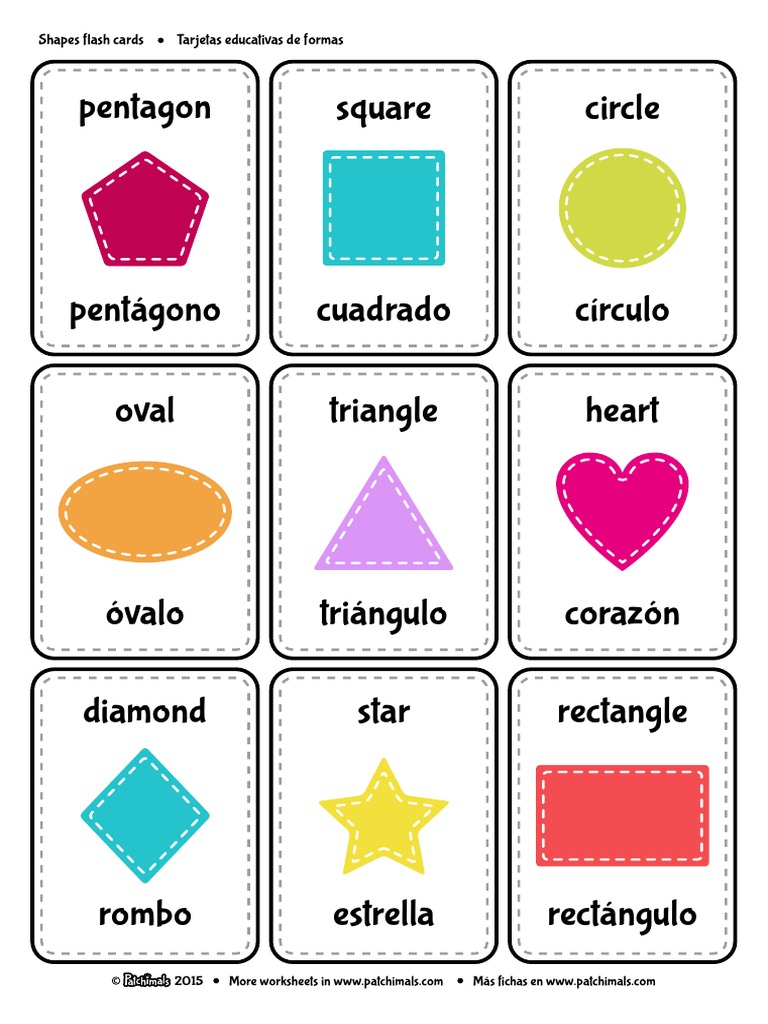 Flashcards de Figuras Geométricas | PDF