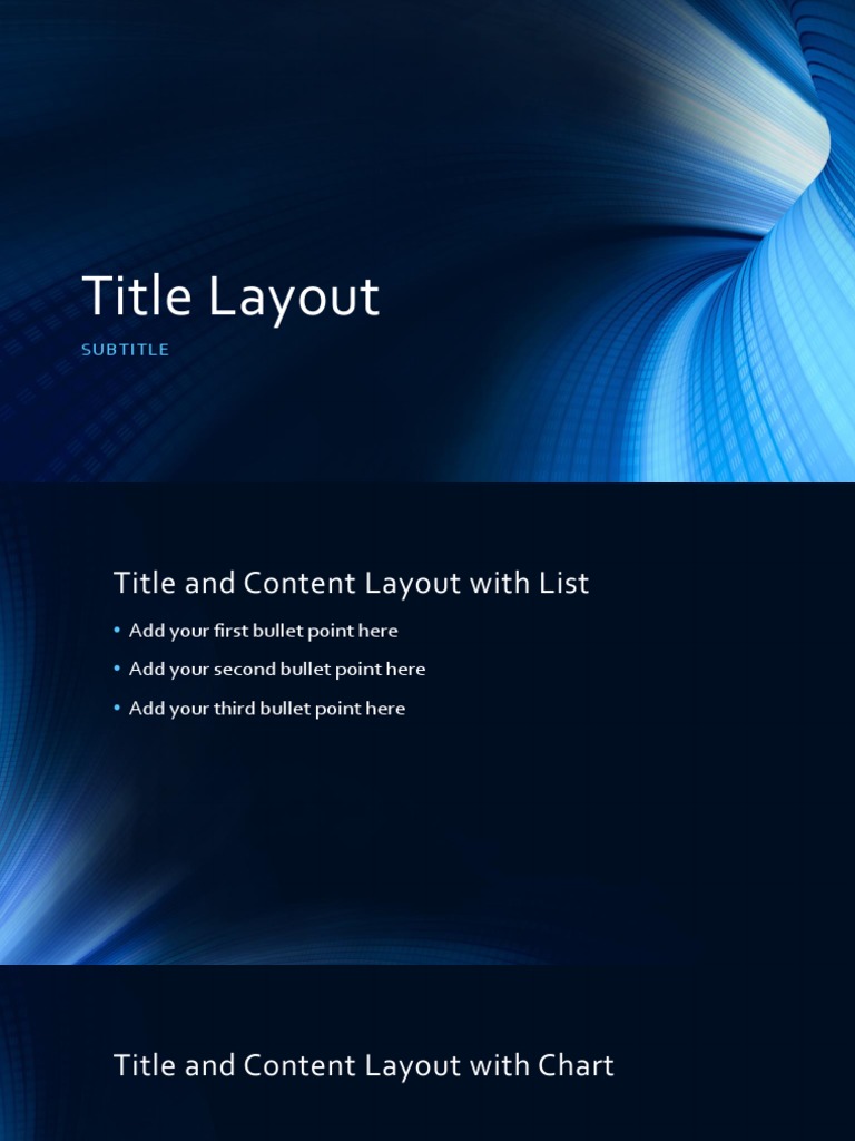 Title Layout: Subtitle | PDF