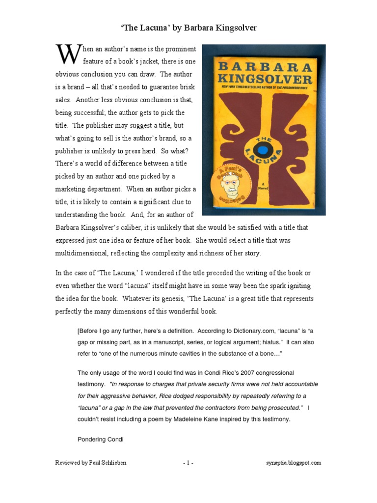 The Lacuna by Barbara Kingsolver | PDF | Leon Trotsky