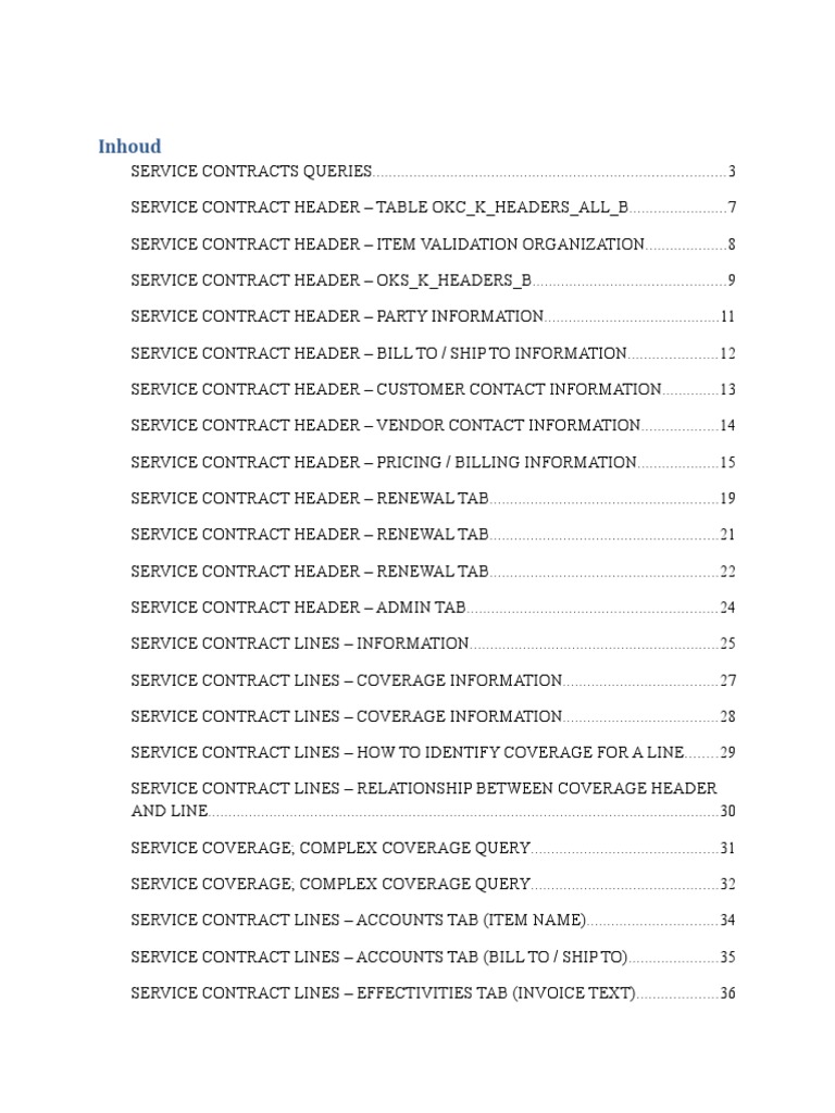 9912 Contract Queries Example | PDF | Invoice | Table (Database)