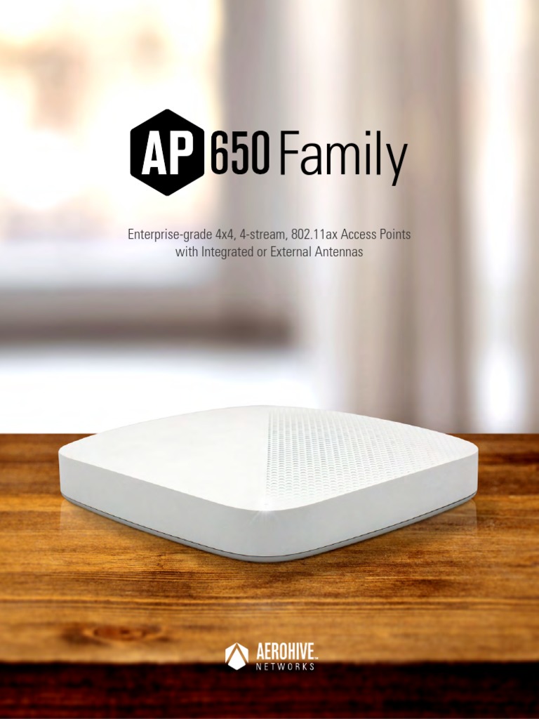 Aerohive Datasheet AP650 Family | PDF | Wi Fi | Ieee 802.11