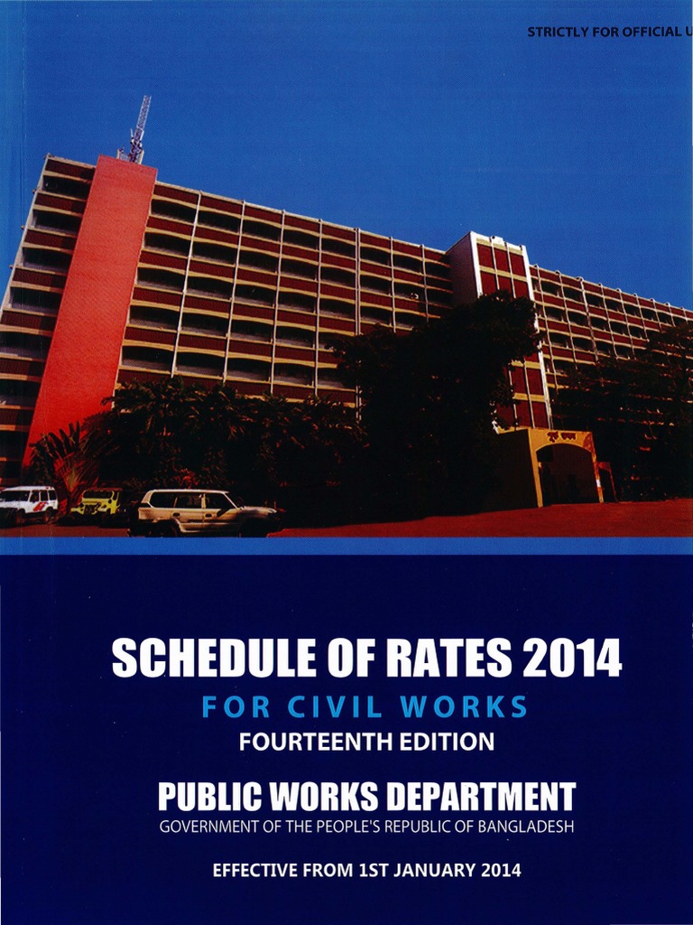 PWD Schedule of Rates 2014 | PDF | Pascal (Unit) | Sheet Metal