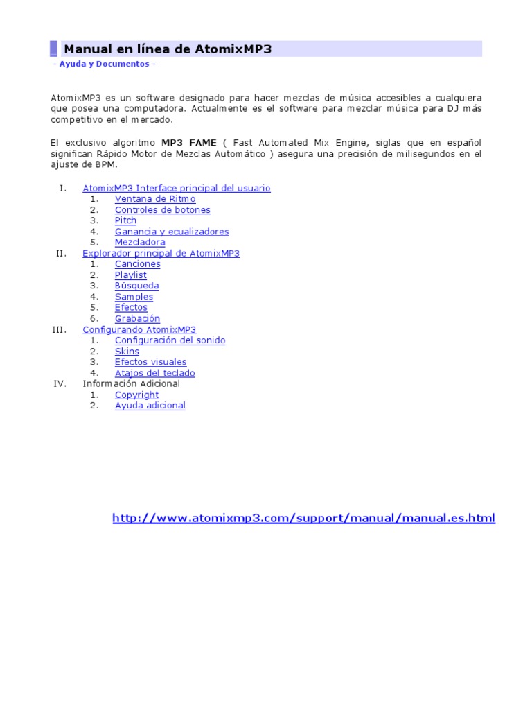 Manual de Atomixmp3 | Descargar gratis PDF | Disco compacto | Archivo de computadora