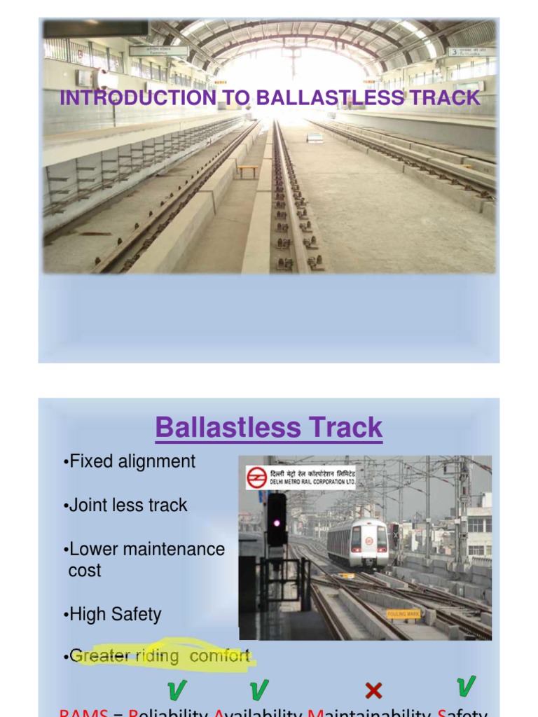 1. Introduction to Ballastless Track - Edited | Track (Rail Transport ...