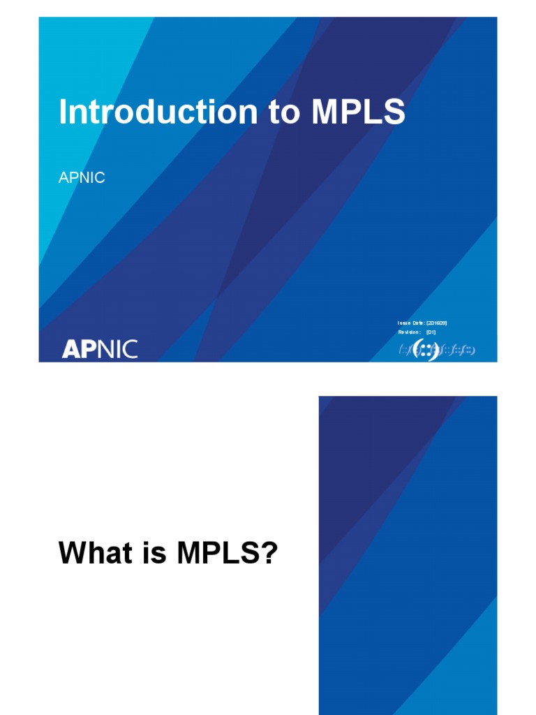 01 Introduction To MPLS 20160923 | PDF | Multiprotocol Label Switching ...