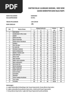 Contoh Format Rekap Kehadiran Siswa | PDF