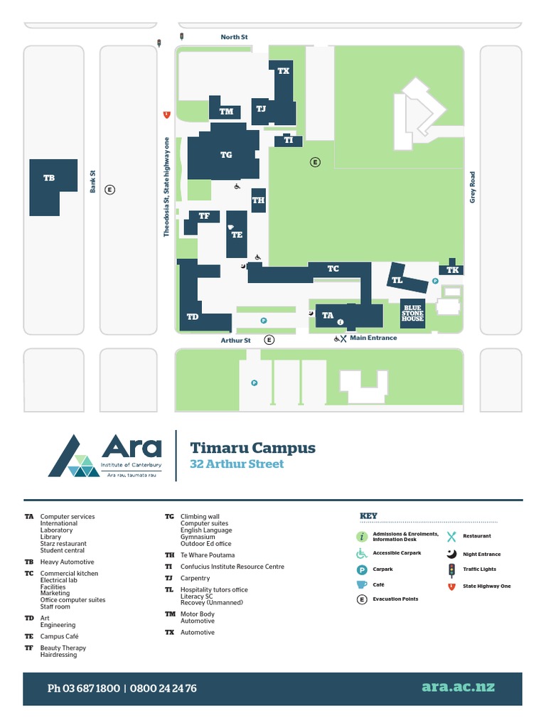 AraCampusMap TIMARU | PDF