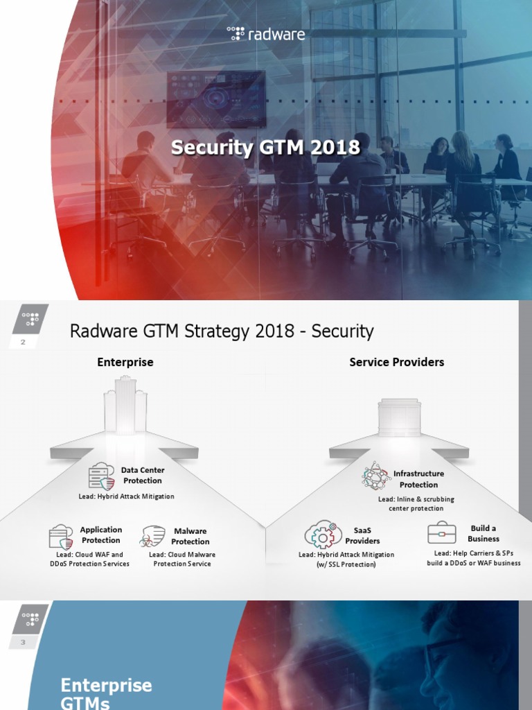 Radware Security GTM Strategy 2018 | PDF | Denial Of Service Attack ...