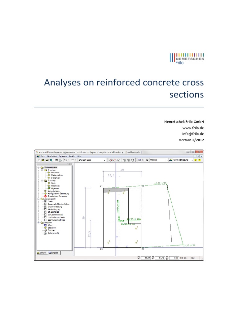 Analyses On Reinforced Concrete Cross Sections | PDF | Deformation ...