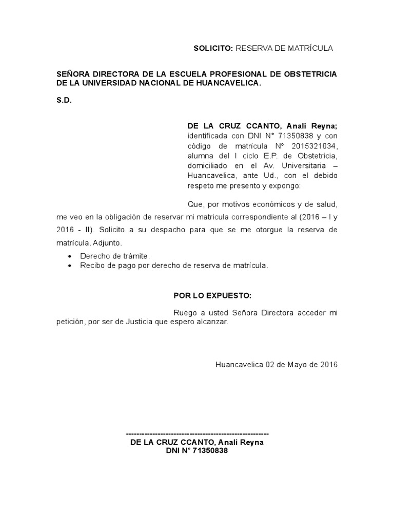 Reserva de Matricula | PDF | Autenticación | Gobierno y personalidad