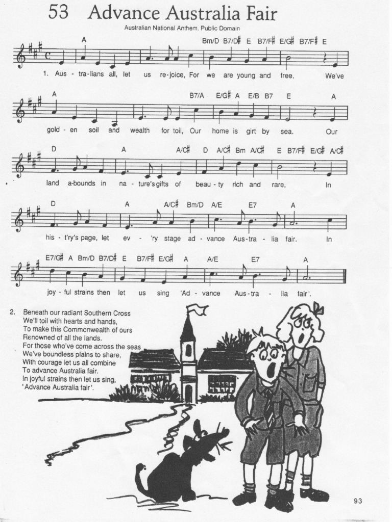 Advance Australia Fair | PDF