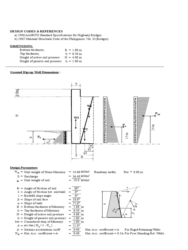 Analysis of EMbankment Protection | PDF | Force | Mechanics