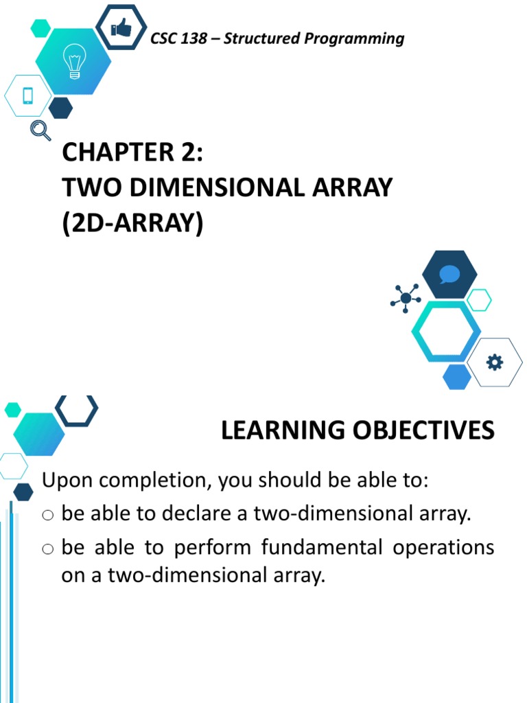 CSC138 - CH2 (Part 1) | PDF | Array Data Structure | Matrix (Mathematics)