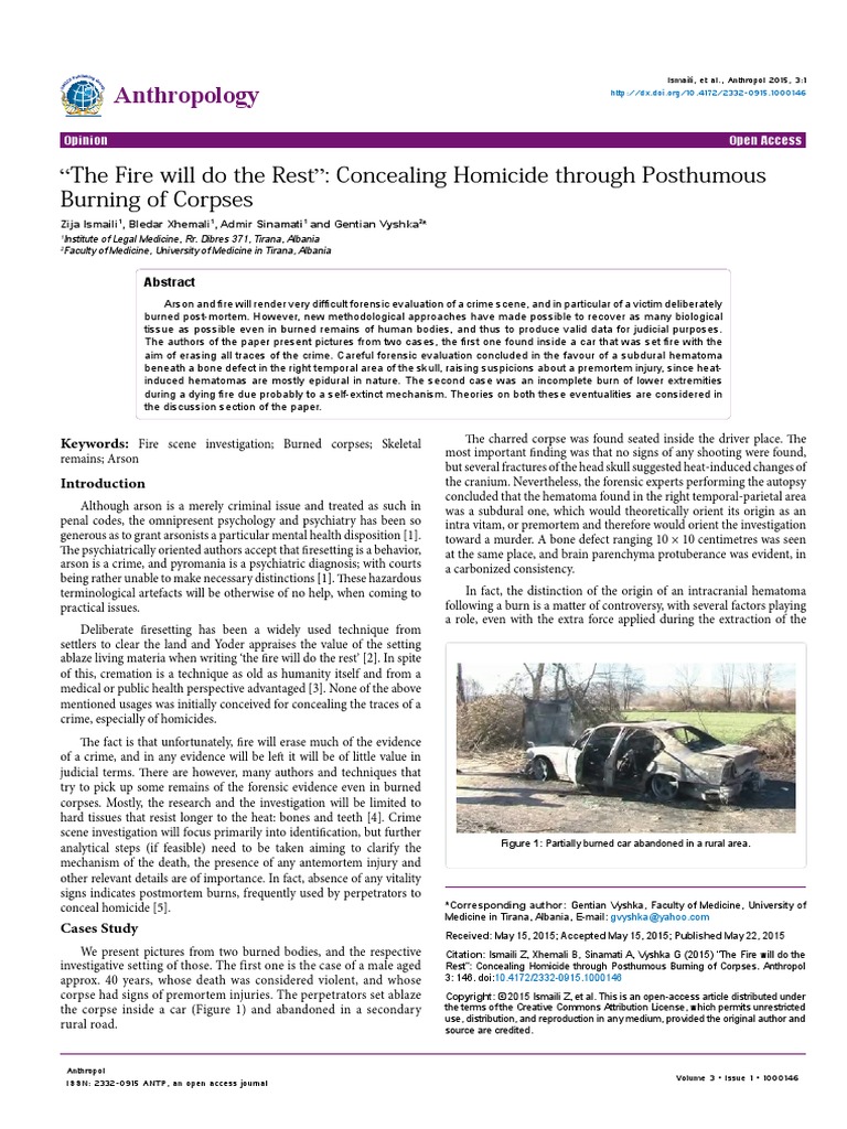 Infanticide | PDF | Forensic Science | Burn