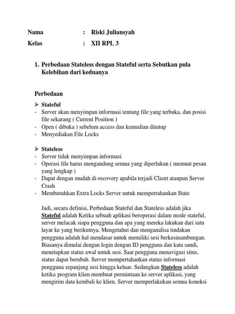 Stateless Dan Stateful | PDF