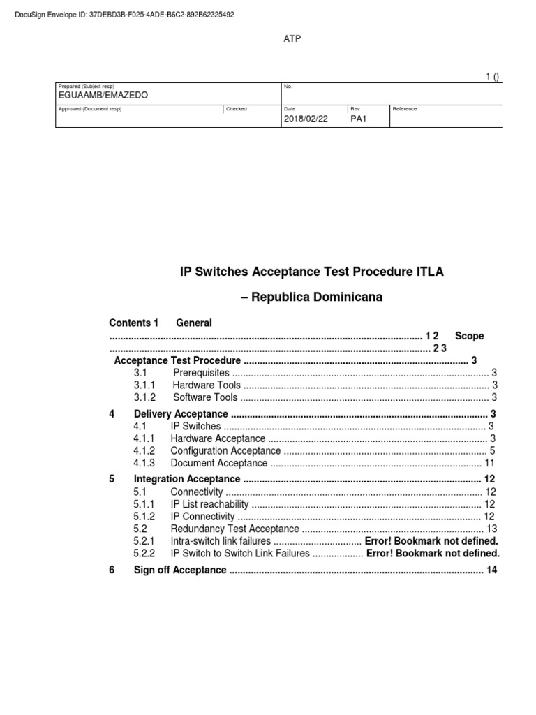 Atp Itla Comunicaciones | PDF | Computer Network | Network Switch