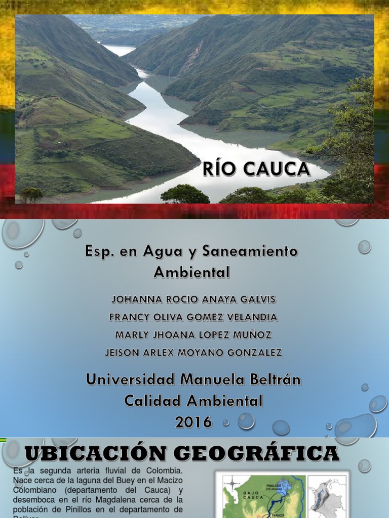 Mapa De Rio Cauca