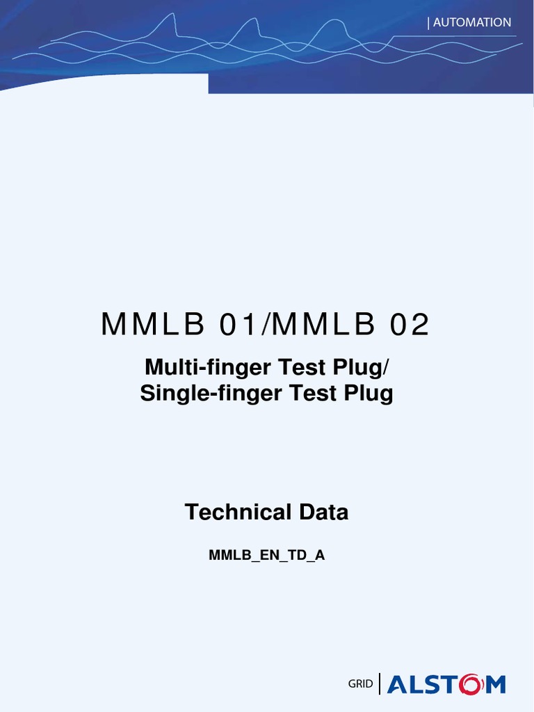 MMLB 01 - 02 Manual GB - FR-FR PDF | PDF | Electrical Connector | Ac ...