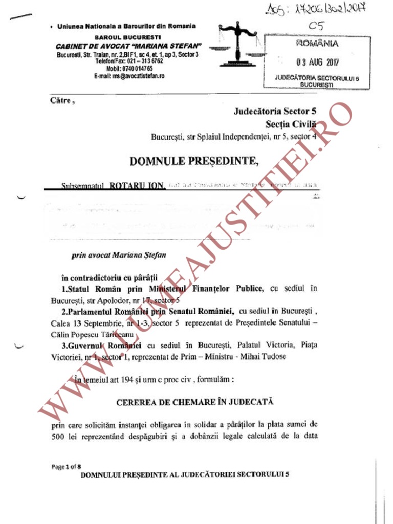 Cerere de Apel: Model și Format | PDF