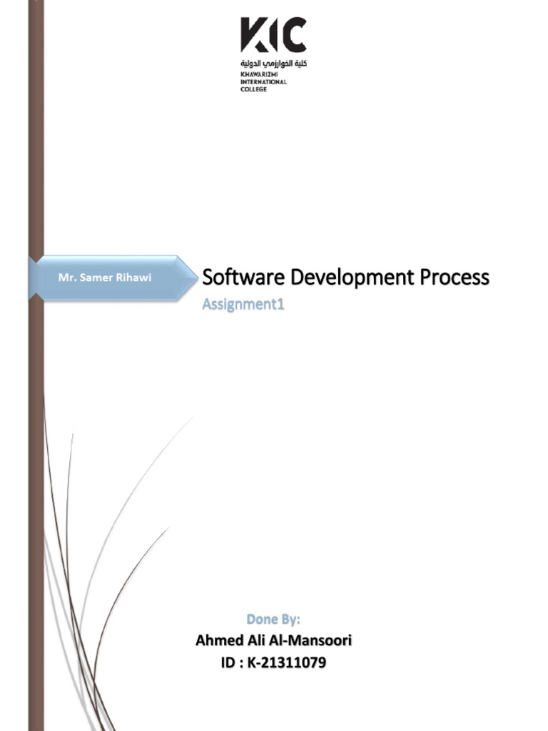 Software Development Process Assignment1 | PDF | Software Development | Product Lifecycle