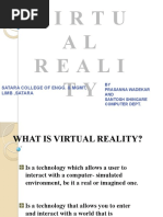 Virtual-Reality Project Report | PDF | Virtual Reality | Augmented Reality