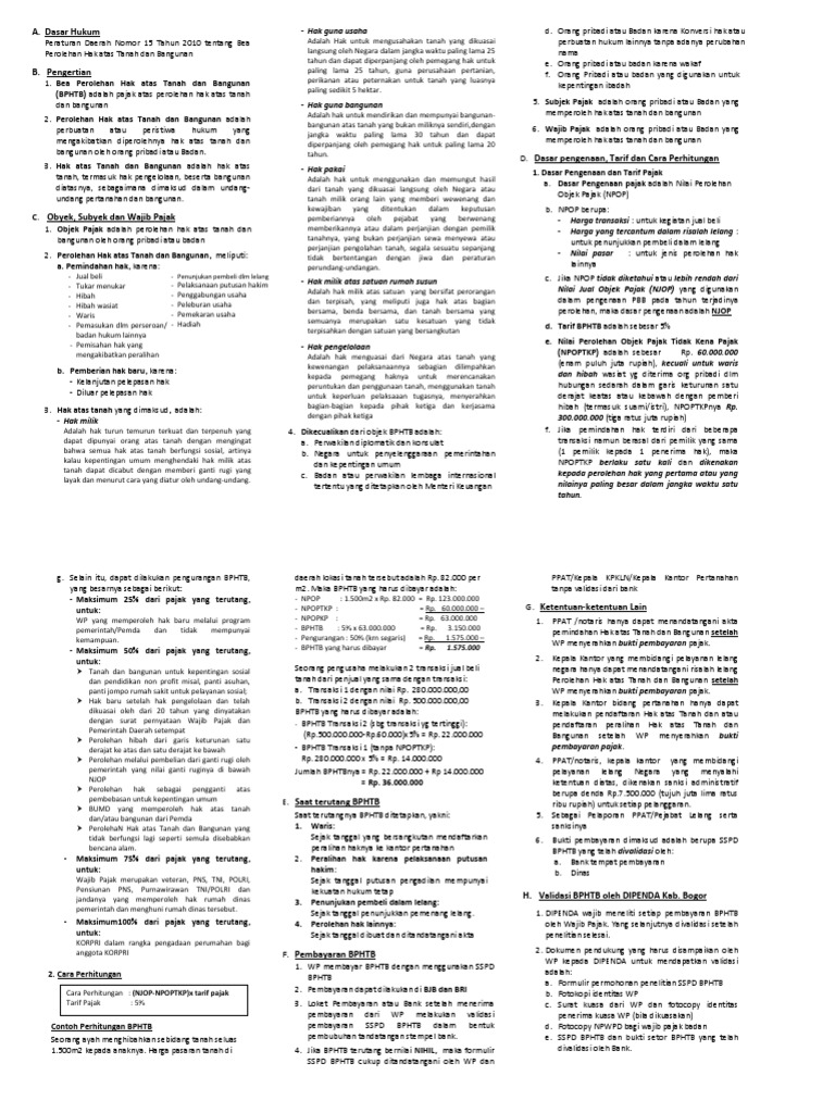 Leaflet BPHTB PDF | PDF