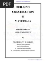 Building Construction and Materials Notes PDF | PDF
