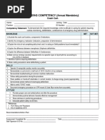 Interactive Code Blue Evaluation Form | PDF | Cardiopulmonary ...