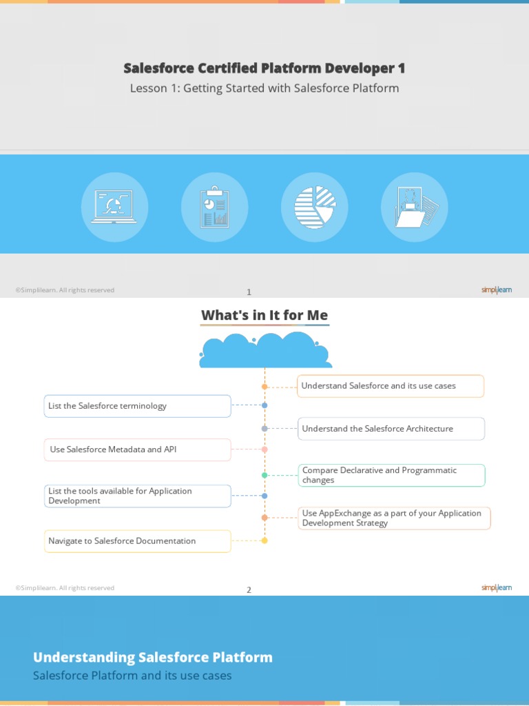 Lesson 1 Getting Started With Salesforce | PDF | Salesforce.Com ...
