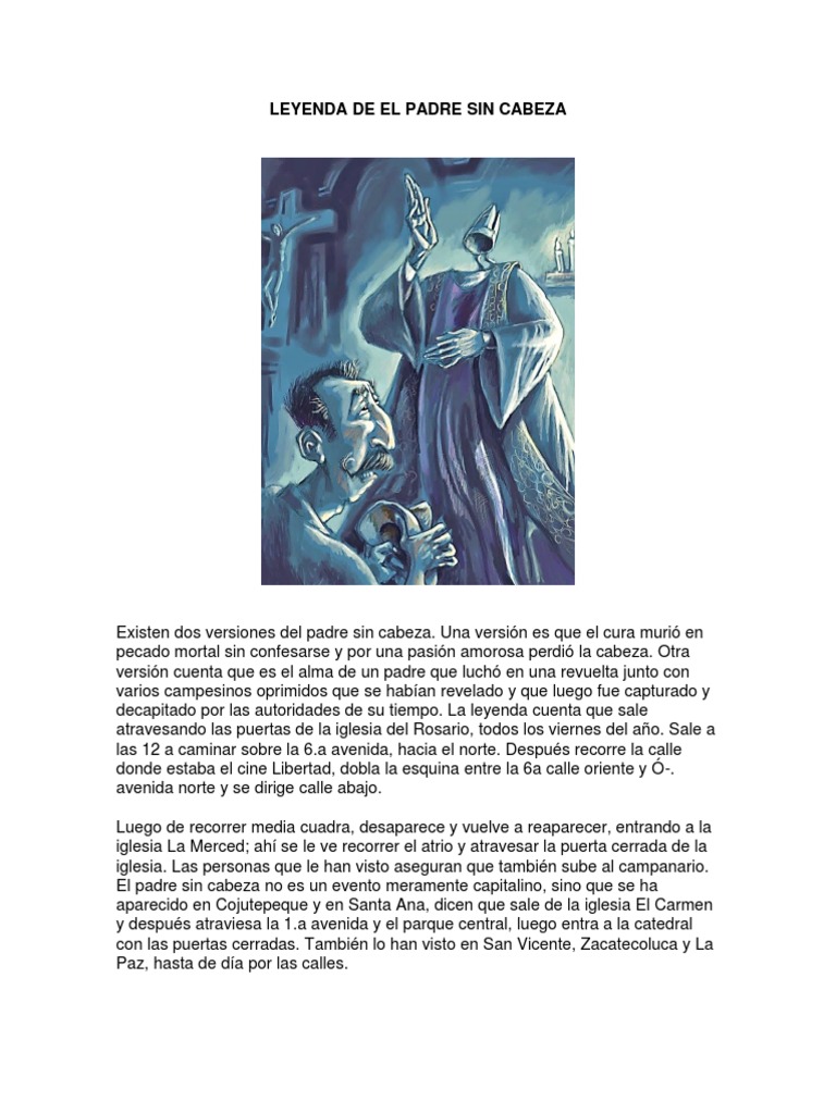 Leyenda de El Padre Sin Cabeza