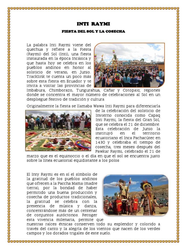 Inti Raymi | PDF