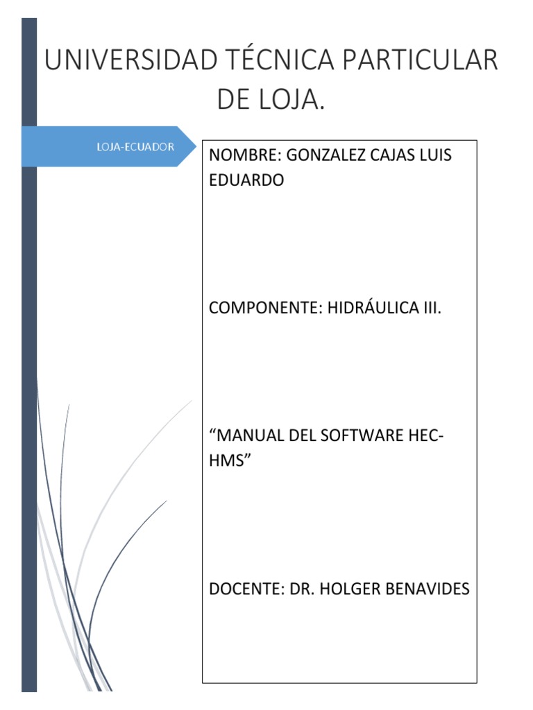 Manual Hec Hms Pdf Point And Click Ventana Informática 