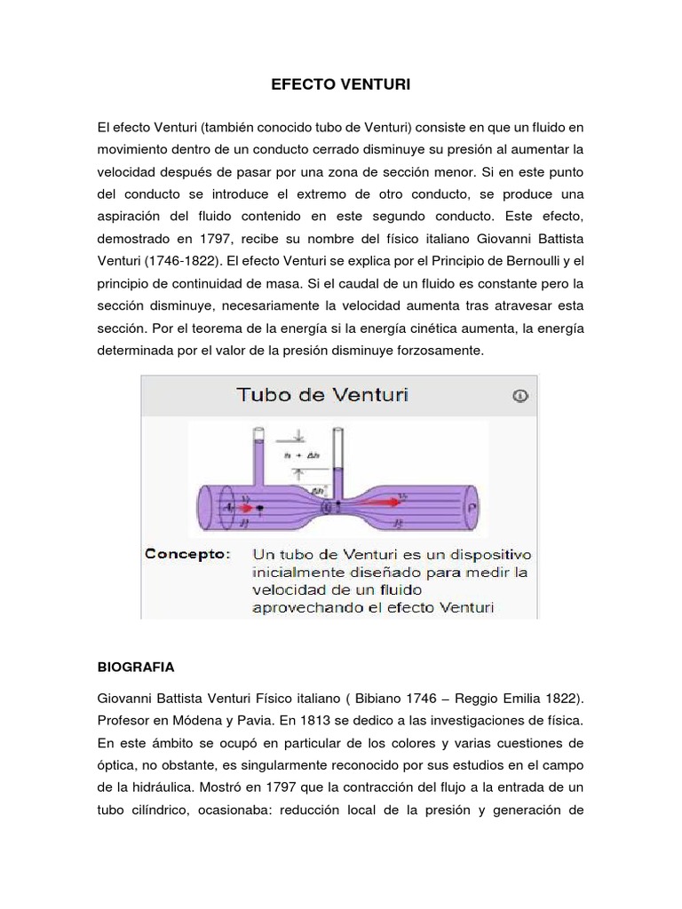 Efecto Venturi