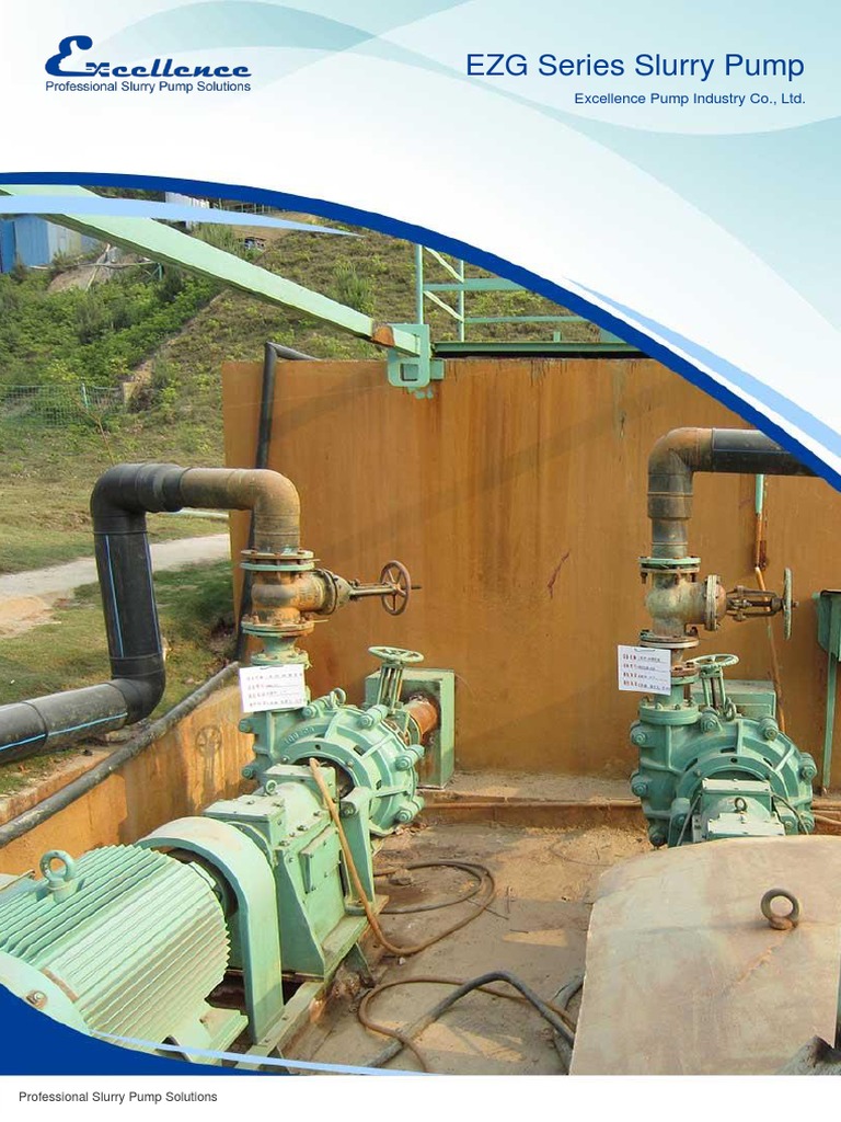 EZG Series Slurry Pump: Excellence Pump Industry Co., LTD | PDF ...