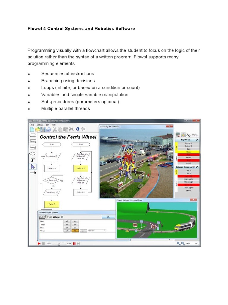 Flowol 4 Control Systems | PDF | Subroutine | Parameter (Computer Programming)