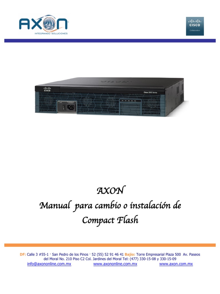 Guía para instalar Compact Flash | PDF | Tarjeta de memoria ...