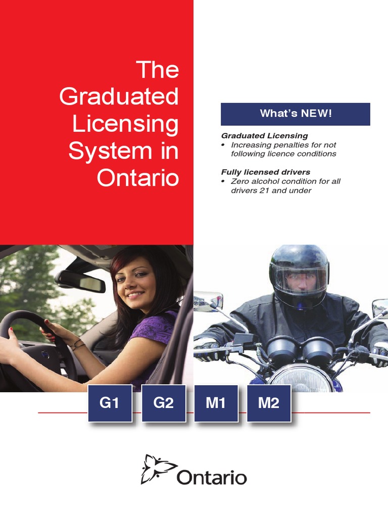Ontario Graduated Licensing Overview | PDF | Driving | Driver's License