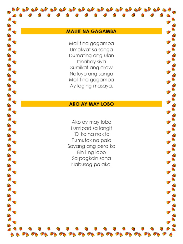 Awiting Pambata | PDF