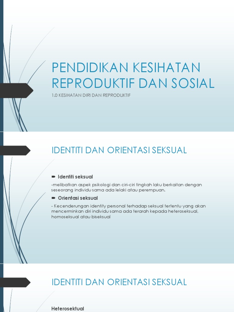 Pendidikan Kesihatan Reproduktif Dan Sosial | PDF
