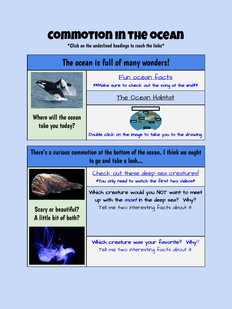 Commotion in The Ocean 2 | PDF | Science & Mathematics | Young Adult