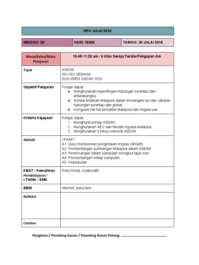 RPH m28 t6 2018 | PDF