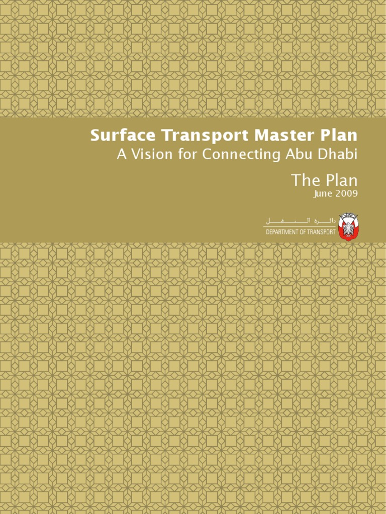 Abu Dhabi Surface Transport Master Plan | PDF | Sustainability | United ...