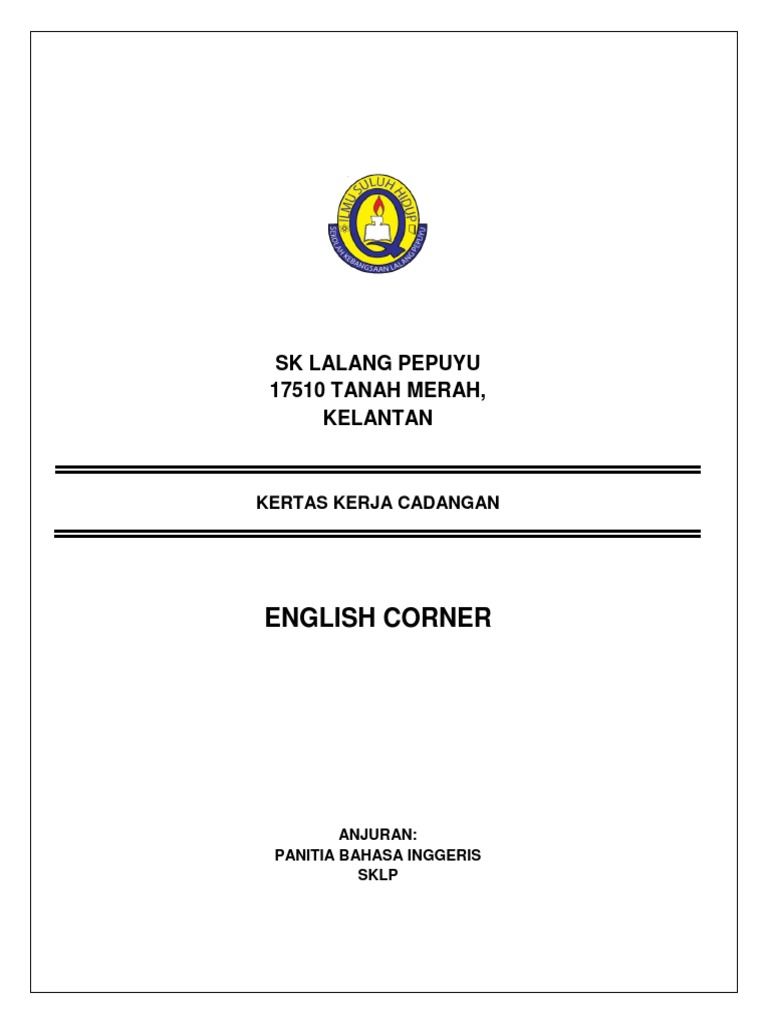 Kertas Kerja English Corner | PDF