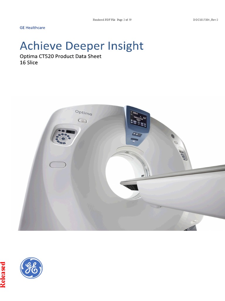 Datasheet - Optima CT520 - Summary | PDF