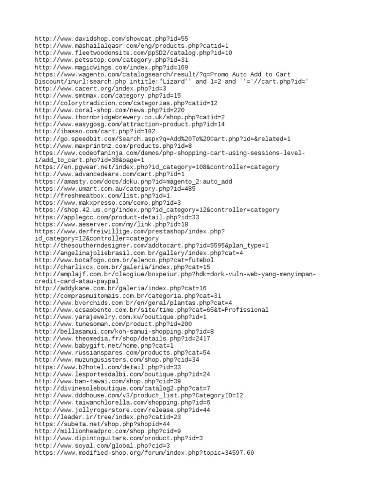 URL List | PDF | Uniform Resource Locator | Web Design