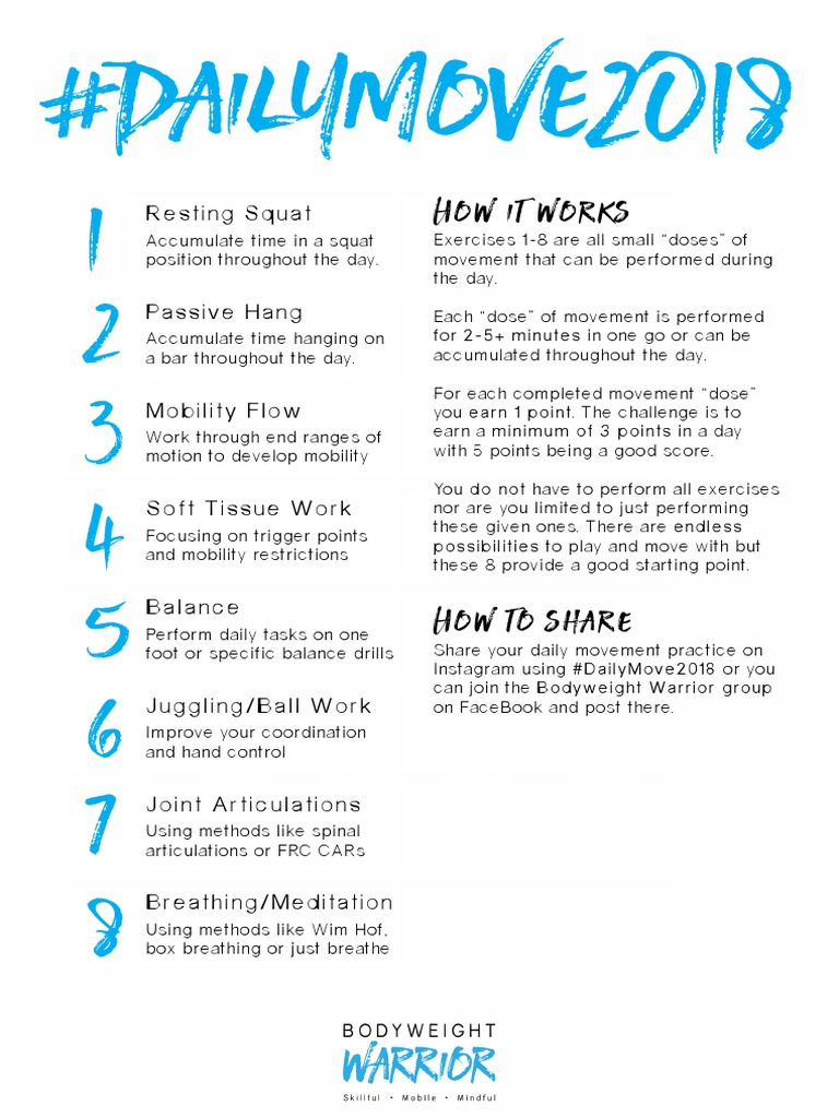 Daily Move 2018 | PDF