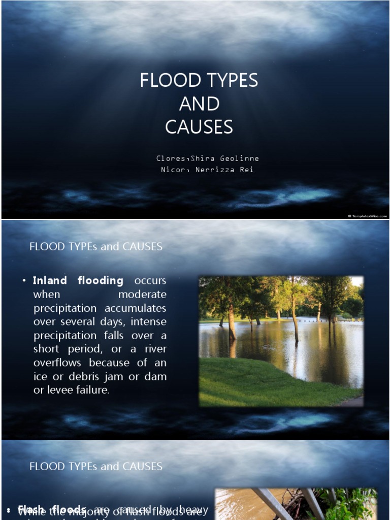 FLOOD TYPES AND CAUSES | PDF | Atlantic Hurricanes | Flood