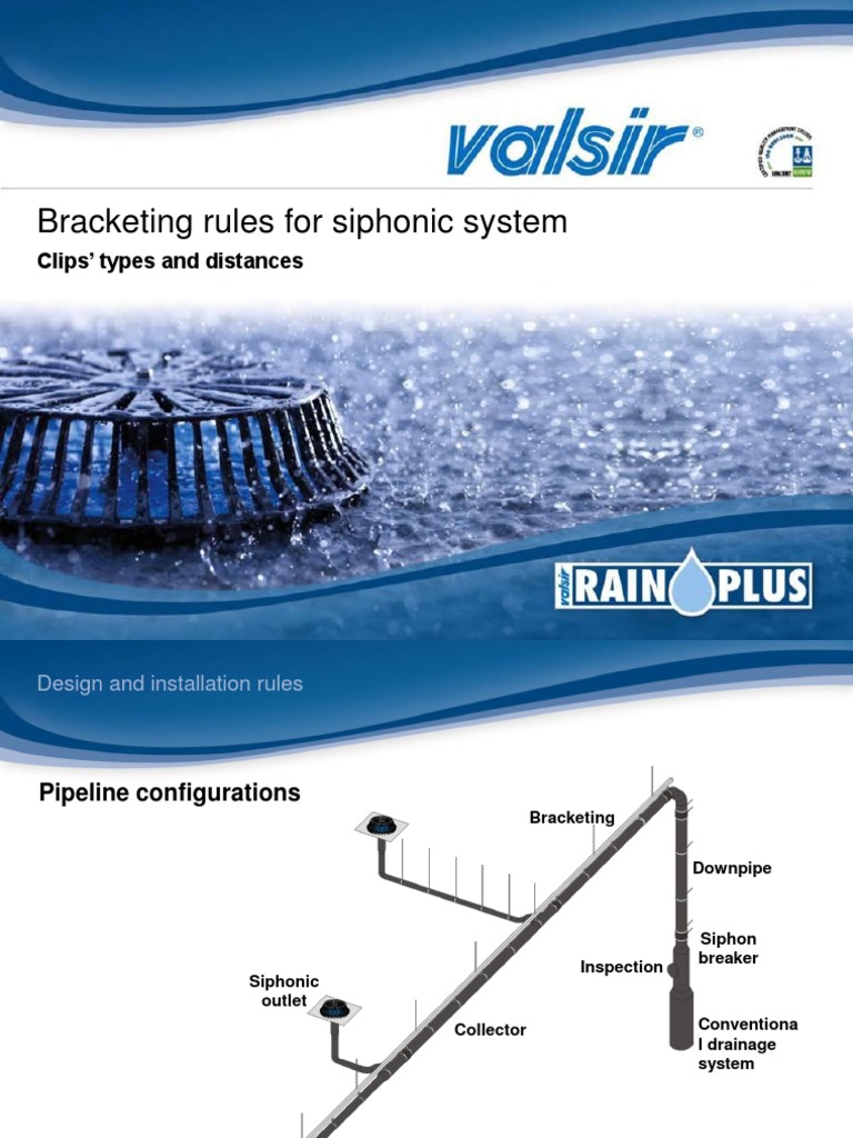 Siphonic System - Design Rules | PDF | Pipe (Fluid Conveyance) | Chemical Engineering