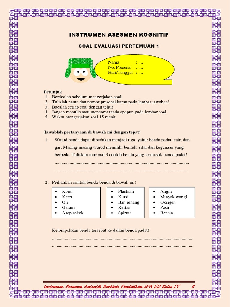 Instrumen Asesmen Autentik | PDF